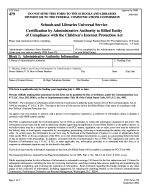Fillable Online more Erate 479 fillable form Fax Email Print - pdfFiller