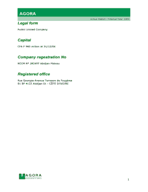 Fillable Online rccm of boa burkina faso form Fax Email Print - pdfFiller