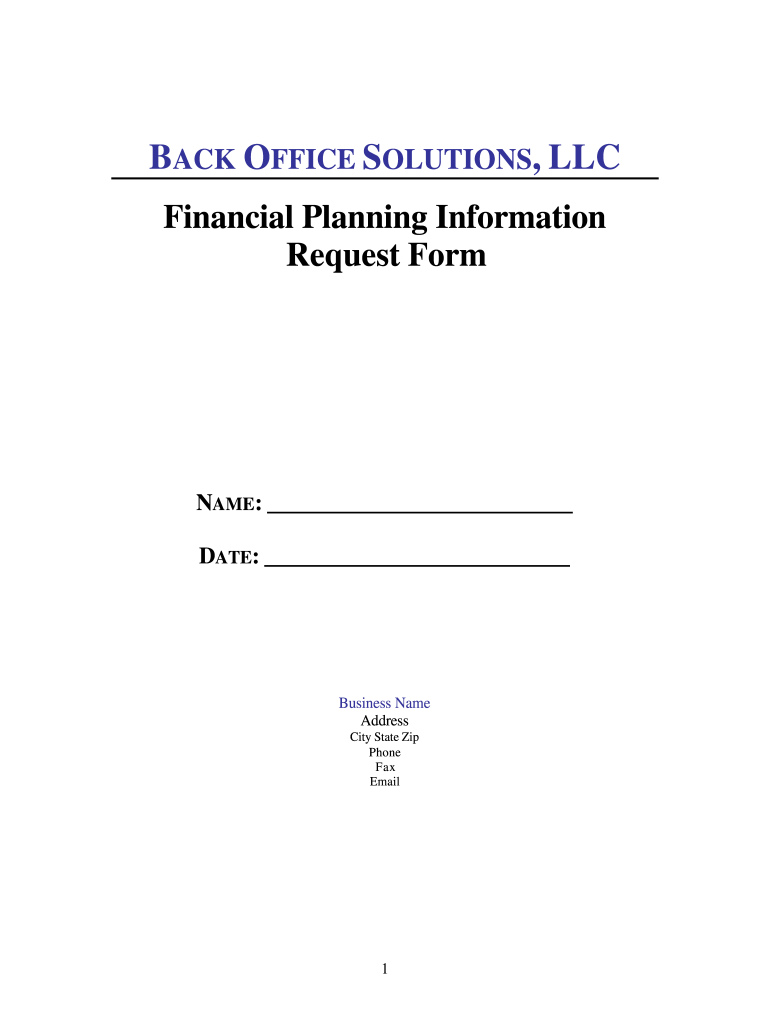 Tax Preparation Client Intake Form Template Pdf Fill Online 