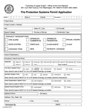 Fillable Online Form-Tank Permit Application and Instructions - Upper ...