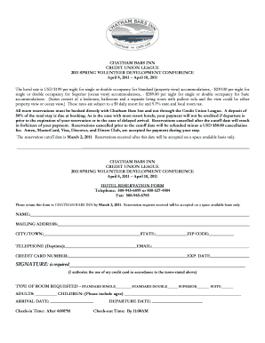 Fillable Online Printable Hotel Reservation Form - SignUp4 Fax Email ...