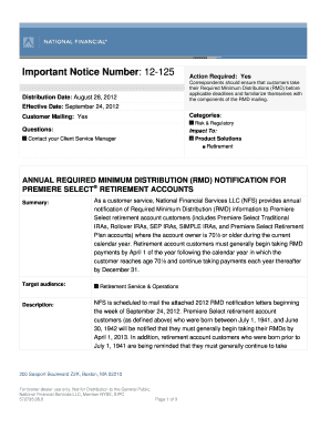 Fillable Online Important Notice Number: 12-125 - Fidelity Fax Email ...