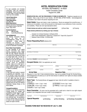Fillable Online Housing Form NI - National Instruments Fax Email Print ...