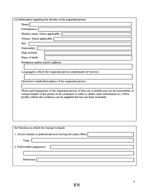 Fillable Online consilium europa English Form Article 8.1 - consilium ...
