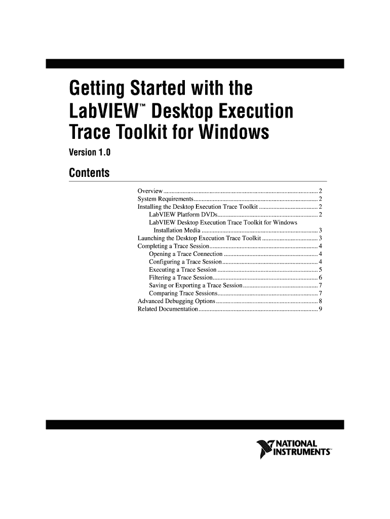 Fillable Online LabVIEW Desktop Execution Fax Email Print - pdfFiller