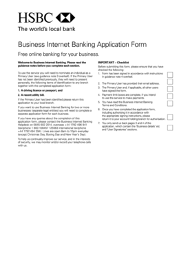 Fillable Online Business Internet Banking application form (PDF) Fax ...