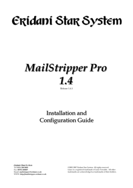 Fillable Online MailStripper Pro 1.4 - Eridani Star System Fax Email ...