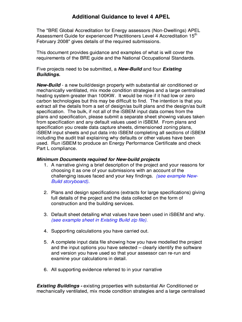 Fillable Online BRE Global Accreditation for Energy Assessors (Non ...