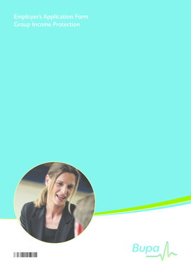 Fillable Online Group Income Protection Policy Employer Application ...