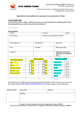 Fillable Online Application Form - Chinese Visa Direct Fax Email Print ...