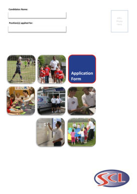 Fillable Online Or click here for our EMPLOYMENT APPLICATION FORM - SCL ...