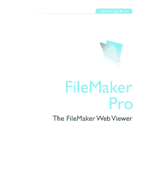 Fillable Online FileMaker Pro : The FileMaker Web Viewer Fax Email Print - pdfFiller