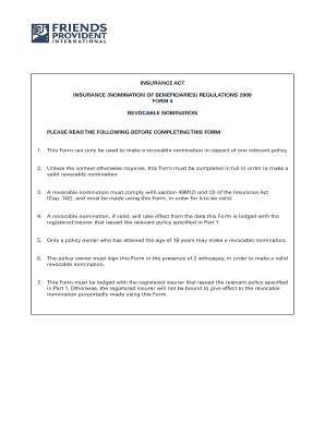 Fillable Online instructions for filling up the prescribed statutory ...