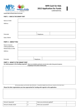 Fillable Online MFR Charity Trust Fax Email Print - pdfFiller