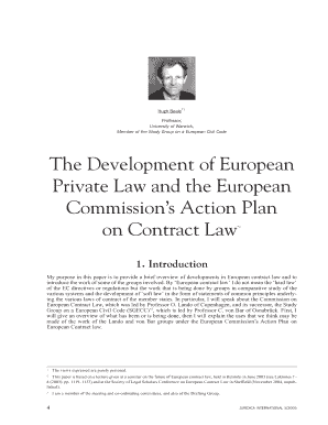 Fillable Online juridicainternational Hugh Beale*1 Fax Email Print ...