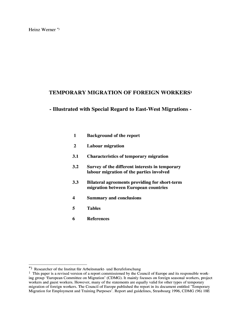 Fillable Online TEMPORARY MIGRATION OF FOREIGN WORKERS1 Fax Email Print ...