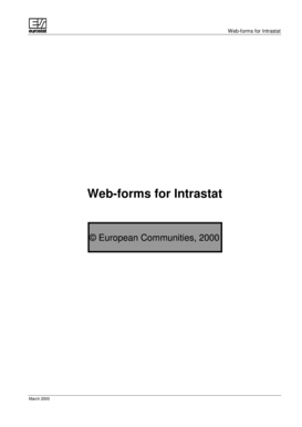 Fillable Online Web-forms for Intrastat Fax Email Print - pdfFiller