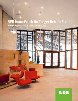 Fillable Online SEB ImmoPortfolio Target Return Fund Fax Email Print ...