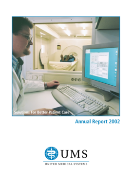 Fillable Online ums Annual Report 2002 - UMS AG - ums Fax Email Print ...