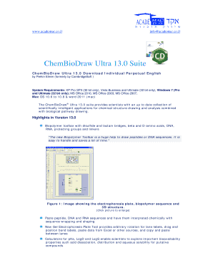Fillable Online academac co Chem & Bio OfficeTM Chem & Bio DrawTM ...