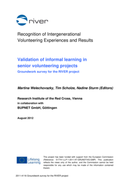 Fillable Online river-project 6 The RIVER approach to validating ...