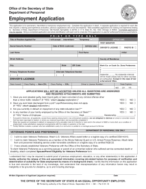 Employment Application - CyberDrive Illinois - Fill and Sign Printable ...