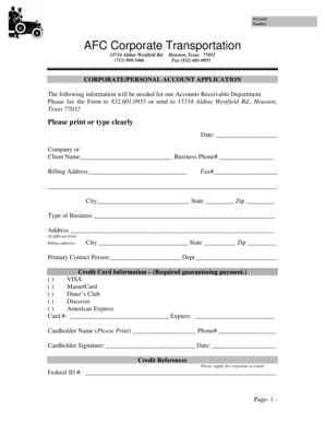 Fillable Online r b5z Credit Application - r b5z Fax Email Print - pdfFiller