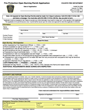 VFD-Burn Permit - Volente Fire Department - Fill and Sign Printable ...