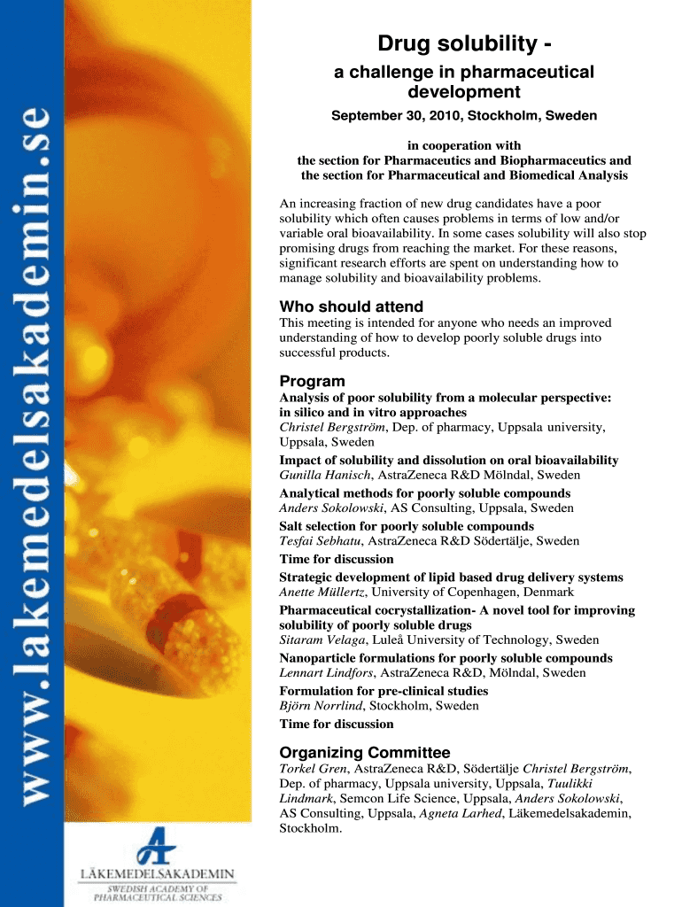 Drug solubility -: Fill out & sign online | DocHub