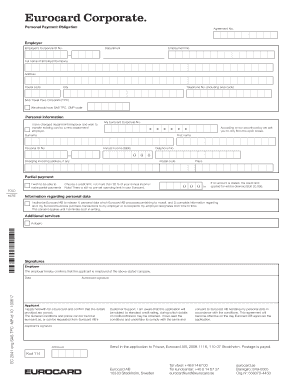 Fillable Online Eurocard Corporate. Fax Email Print - pdfFiller