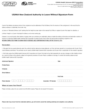 New Zealand Signature Form - Fill Online, Printable, Fillable, Blank ...