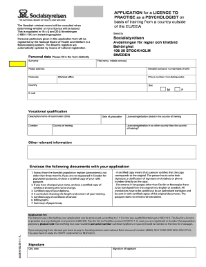 Fillable Online PRACTISE as a PSYCHOLOGIST on Fax Email Print - pdfFiller