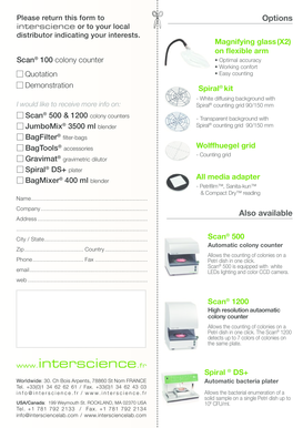 Fillable Online INTERSCIENCE for microbiology l Automatic Scan colony ...