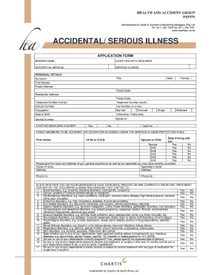 Fillable Online SERIOUS ILLNESS APPLICATION FORM.pdf - Healthacc.co.za ...