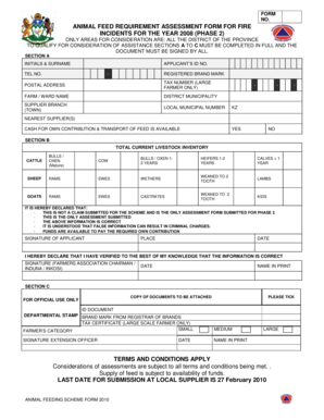 Fillable Online Feed Scheme assesment form 2nd phase. pdf. Fax Email ...