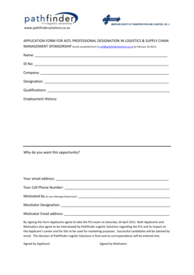 Fillable Online APPLICATION FORM FOR ASTL PROFESSIONAL DESIGNATION ...