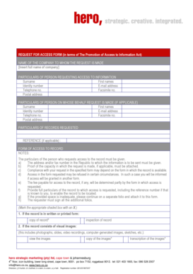 Fillable Online Request for Access to Records form Fax Email Print ...