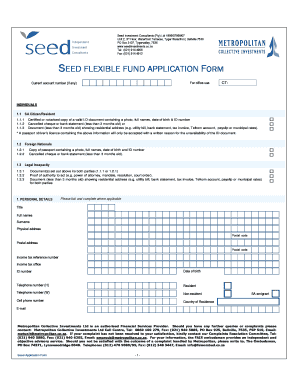 Fillable Online Seed Application Form 2010 - Individuals - Sharenet Fax ...