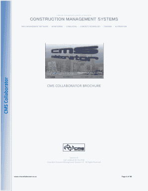 Fillable Online CMS Collaborator Server Fax Email Print - pdfFiller