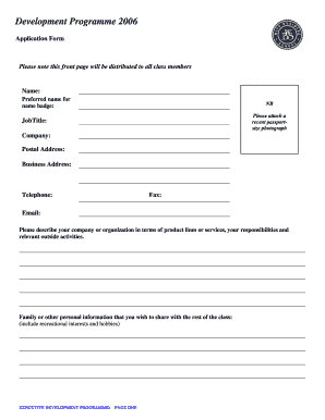 Fillable Online saica co EDP Application Form 2006.doc - saica co Fax ...
