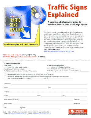 Fillable Online Order form TSE.cdr - Foresight Publications Fax Email ...