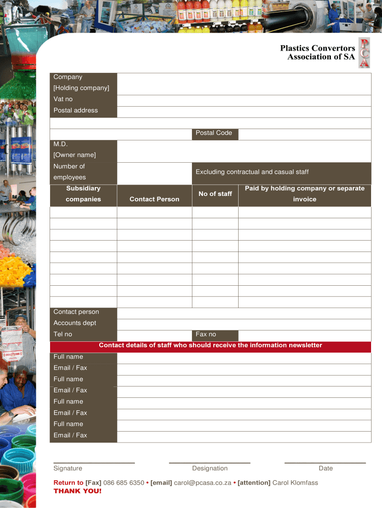Fillable Online Proforma Membership July 2009 - June 2010 Fax Email ...