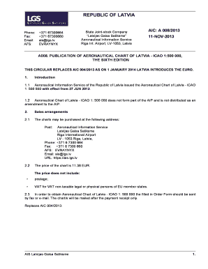 Fillable Online View Order Form - AIS of Latvia - Latvijas Gaisa ...