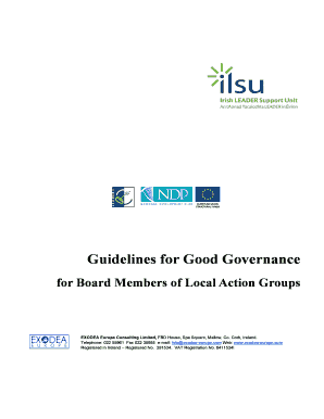 Fillable Online Guidelines for Good Governance Fax Email Print - pdfFiller