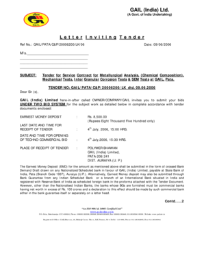 Fillable Online GAIL/PATA/C&P/20006200/LK/06 Fax Email Print - pdfFiller