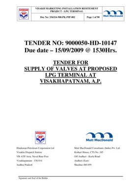 Fillable Online Tender Document - Valves.pdf - Hindustan Petroleum ...