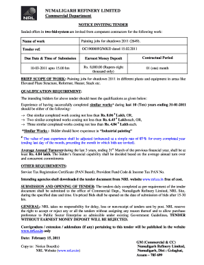OC19000092 Nit Tender Doc Sor.pdf - Numaligarh Refinery Limited - Fill ...