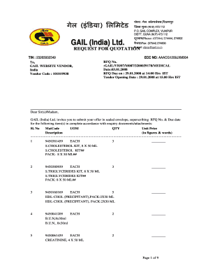 Fillable Online :GAIL/VH/07/M087/3200039178/MEDICAL Fax Email Print - pdfFiller