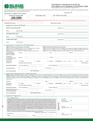 Fillable Online Religare STP Registration Form - Invest Edge Advisors ...