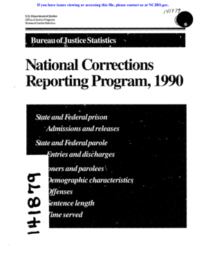 Fillable Online ncjrs Reporting Program, 1990 - National Criminal ...